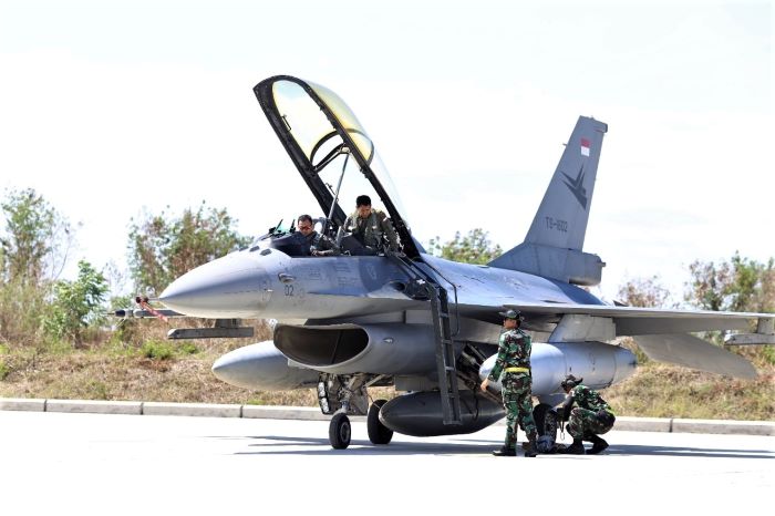 Sambut 6 Jet Tempur F-16, Pangkoopsud II: TNI AU Disegani di Kawasan ...